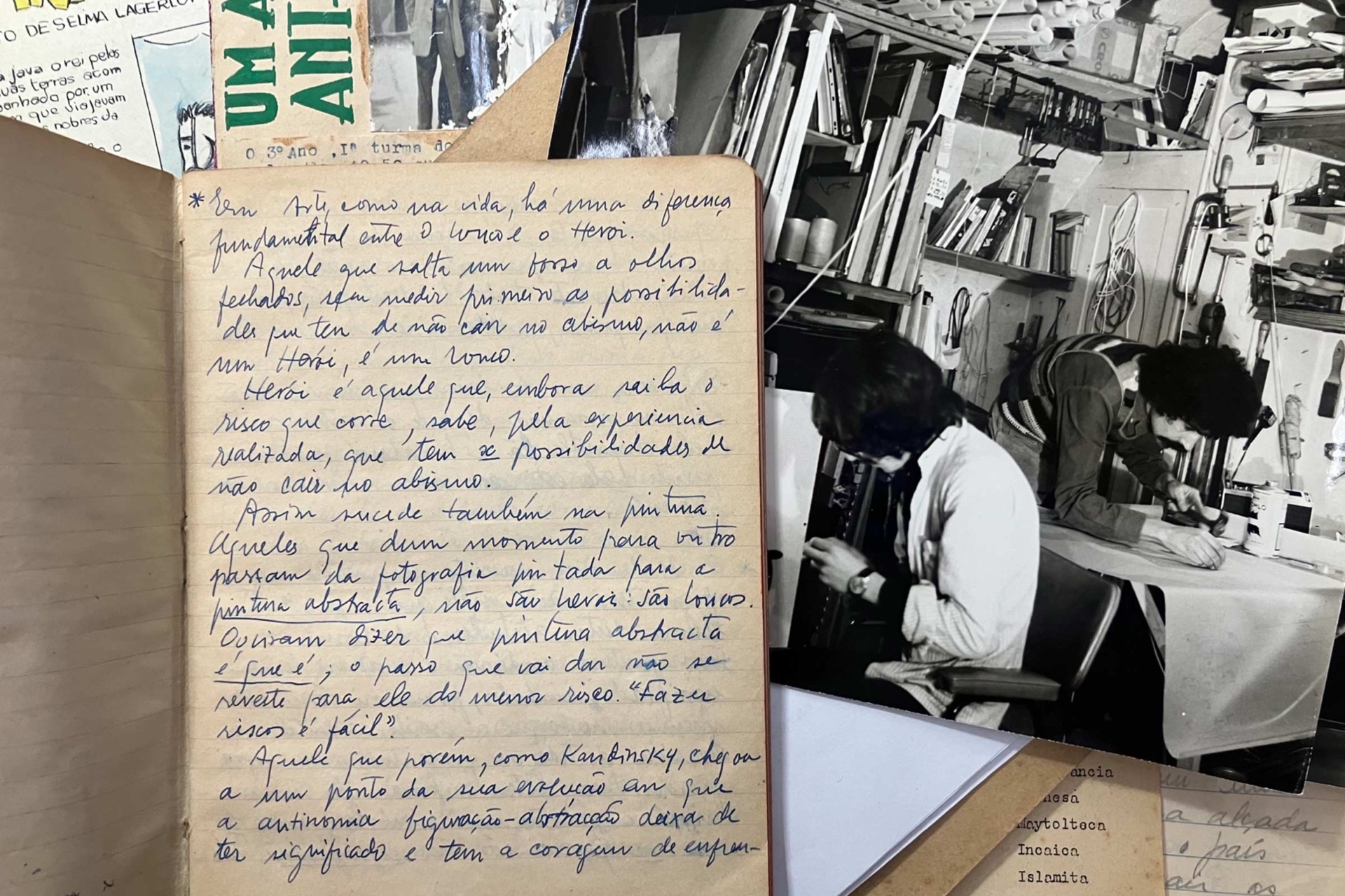 Treatment and Public Access to René Bertholo’s Archival Collection
