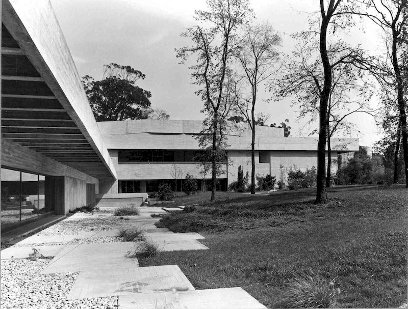 Aspects of the facades of the Meeting Rooms and Grand Auditorium and ...